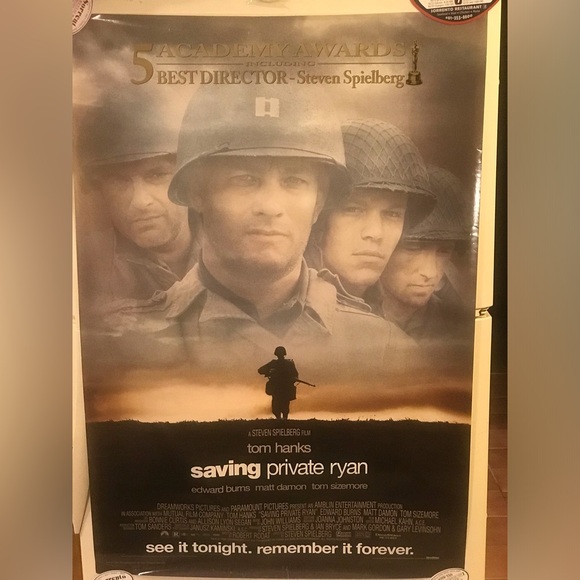 Art | Saving Private Ryan Movie Poster Vintage Tom Hanks Matt Damon ...